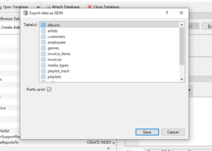 SQLiteデータベースをCSV・JSONにエクスポートするには？ | ばすにっきTips